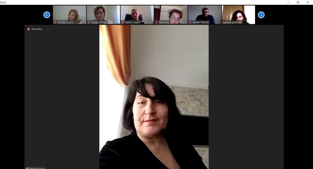 Online certification ceremony for participants of the first online ...